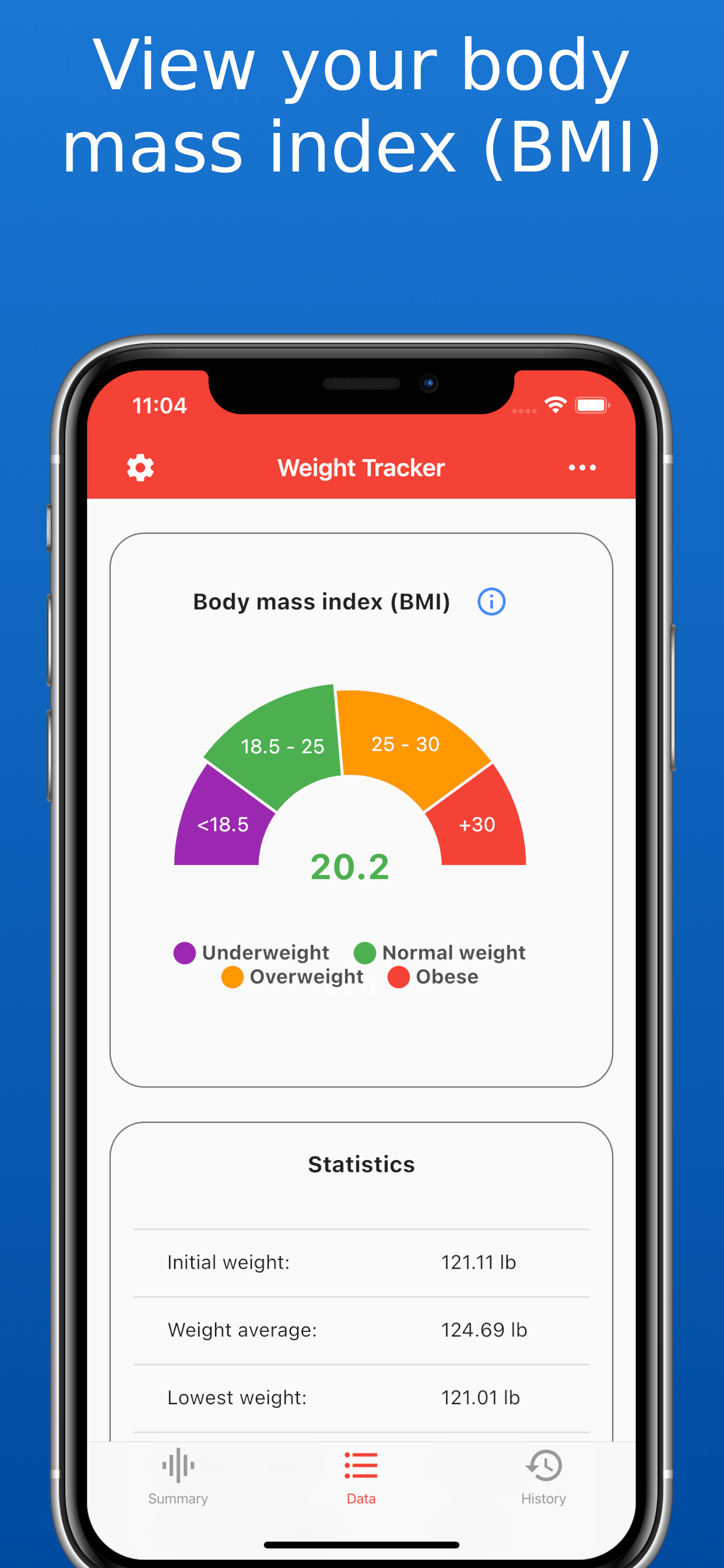 AppBlaze Weight Tracker